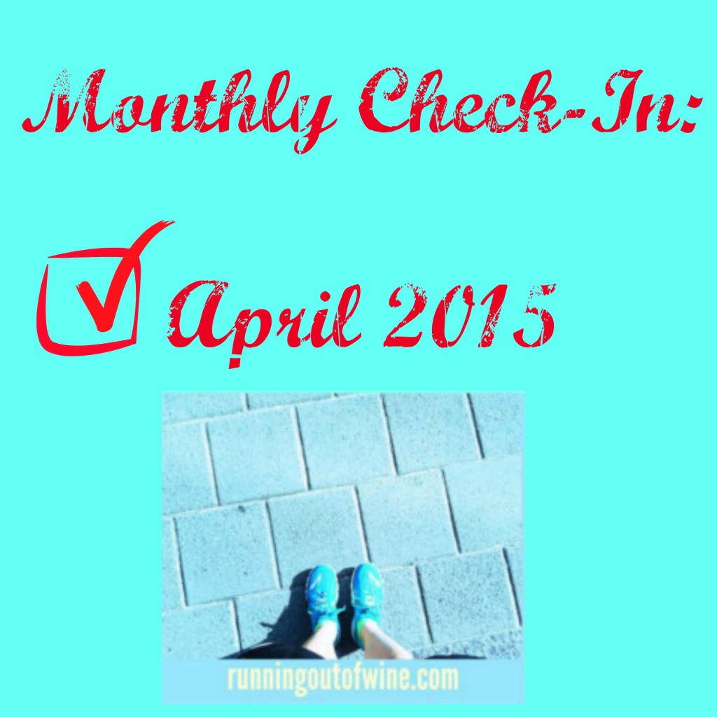 april check in • Mile By Mile