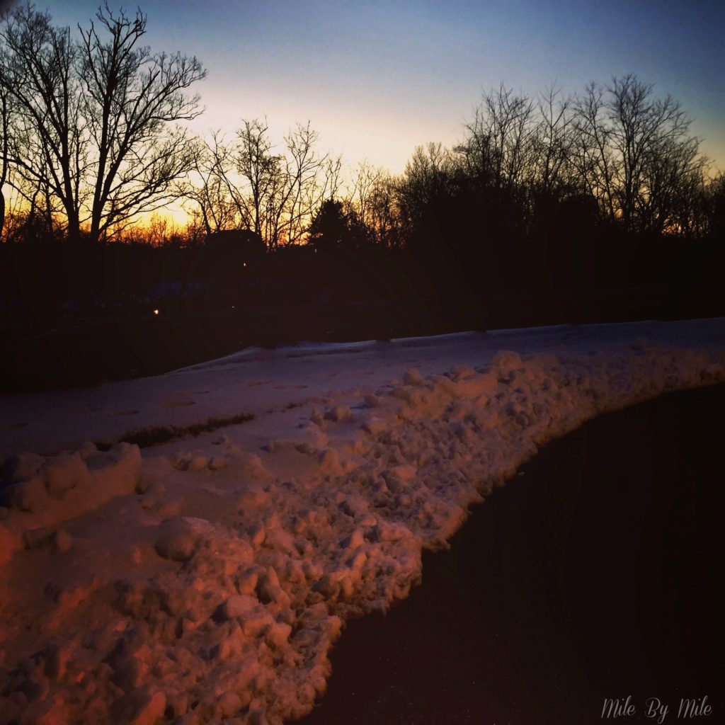 Daylight Saving Time and a Snowy Week • Mile By Mile