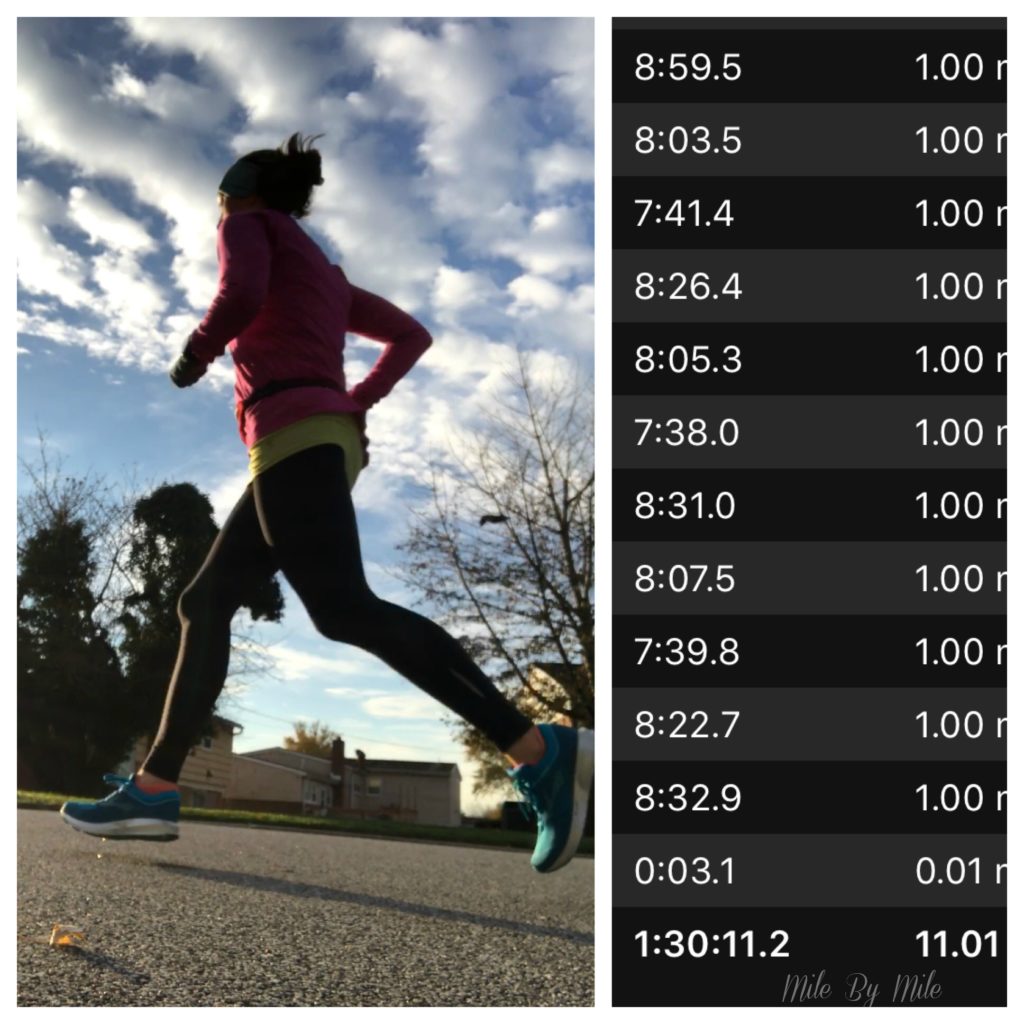 A Long Run Workout Makes the Run Fly By • Mile By Mile