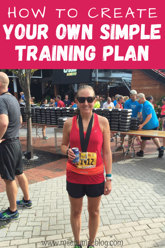 How To Create Your Own Simple Training Plan • Mile By Mile