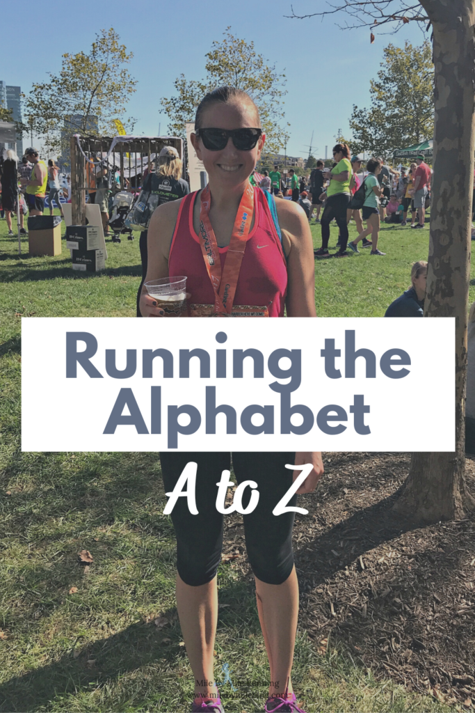 Running the Alphabet A to Z • Mile By Mile